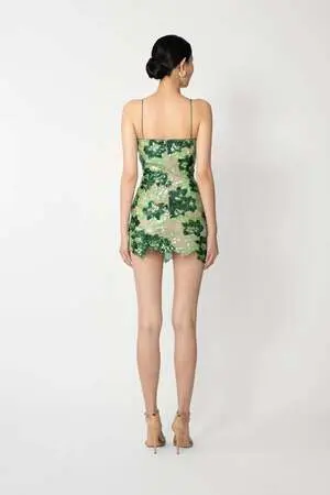 SAU LEE Sara Embellished Mini Dress