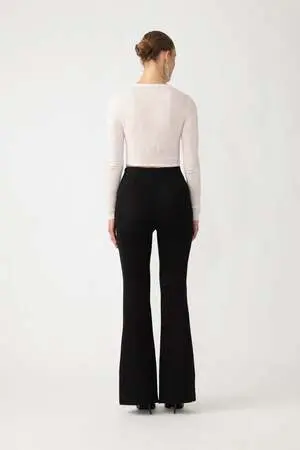 SAU LEE Drew Pant With Knot Detailing