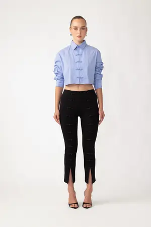 SAU LEE Derek Cropped Pant