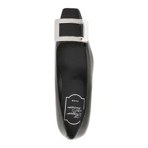 ROGER VIVIER Belle Vivier Patent Leather Pumps With Silver Buckle - Black