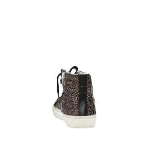 GOLDEN GOOSE Slide High Top Sneakers With Glitter And Suede