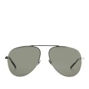 Saint Laurent Sl 799 Aviator Sunglasses - Silver