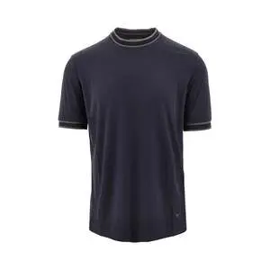 Emporio Armani Ilk-blend Jerey T-hirt - Blue