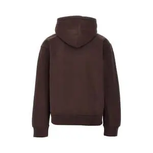 Carhartt Work In Progress Full Zip Hoodie With Logo Embroidery