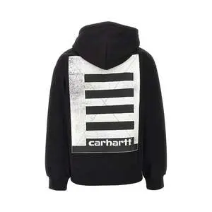 Carhartt Work In Progress Archive Lines Full-zip Hoodie With Graphic Back Detail