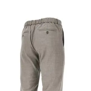Emporio Armani Textured Wool Tailored Pants