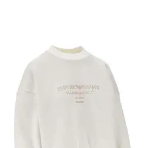Emporio Armani Lurex Jersey Sweatshirt With Logo
