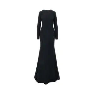 Gucci Crepe Open-back Long Dress