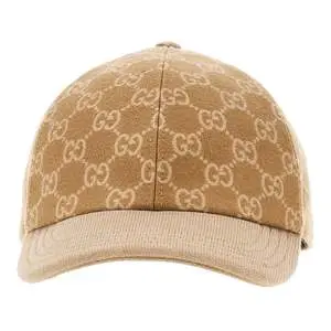 Gucci Gg Wool Baeball Cap - Beige