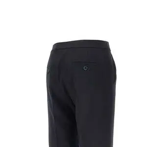 Max Mara Stretch Wool Tailored Straight Leg Pants