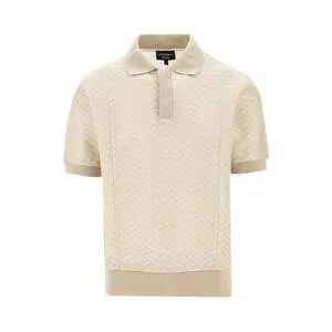 Emporio Armani Icon Chevron Knitted Polo Hirt