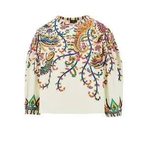 Etro Paisley Print Cotton Blouse