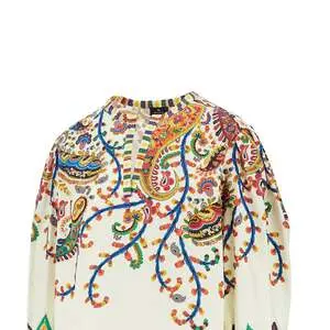Etro Paisley Print Cotton Blouse