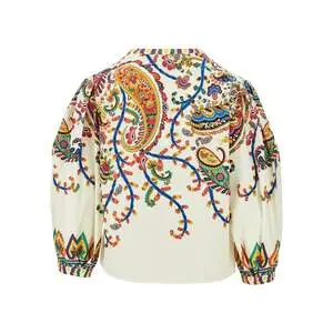 Etro Paisley Print Cotton Blouse