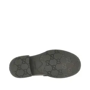Gucci Leather Loafers With Logo Detail