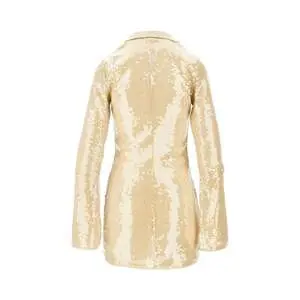 Oseree Sequined Long Sleeve Mini Dress