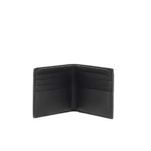 Gucci Gg Emblem' Leather Bi-fold Wallet - Black