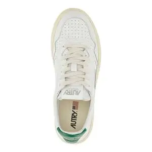 AUTRY Medalist Low Leather Snekars - White