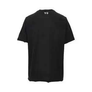 Y3 Raw-cut 3 Tripe T-hirt - Black