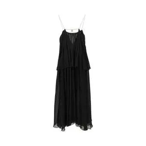 Chloé Silk Georgette Sleeveless Maxi Dress