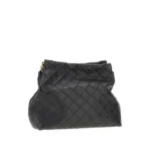 Tory Burch Fleming Leather Shoulder Bag - Black