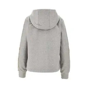 Burberry Full-zip Hoodie With Check Detail