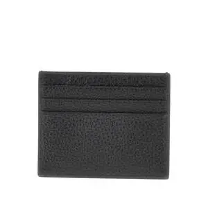 Prada Grained Leather Cardholder With Logo