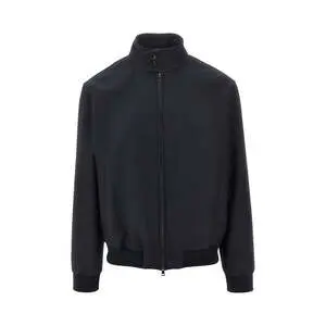 Gucci Wool-blend Gabardine Blouson Jacket - Blue