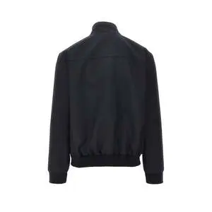 Gucci Wool-blend Gabardine Blouson Jacket With Gg Motif