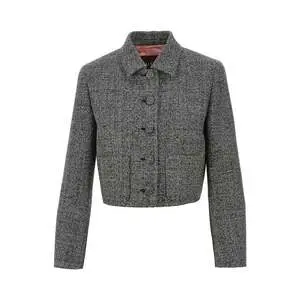 Gucci Wool Grisaille Short Jacket