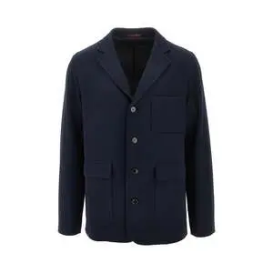 Gucci Cotton Jersey Single-breasted Jacket - Blue