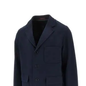 Gucci Cotton Jersey Single-breasted Blazer With Notched Lapel
