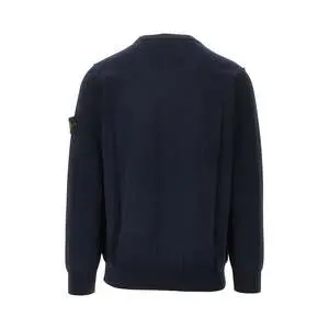 Stone Island Organic Cotton Crewneck Sweater - Blue