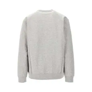 Gucci Sweatshirt With Web Motif Print And Horsebit Embroidery - Grey