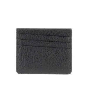 MAISON MARGIELA Four Stitches' Grain Leather Cardholder - Black