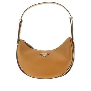 Prada Leather Arqué Small Shoulder Bag