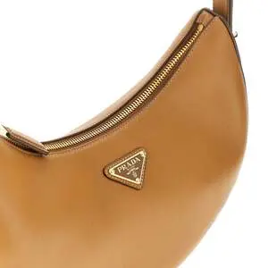Prada Leather Arqué Small Shoulder Bag