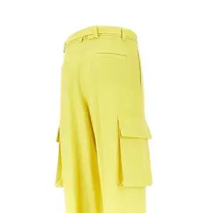 Attico Belted Twill Cargo Pants