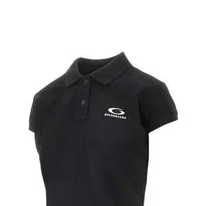 Balenciaga Loop Sports Icon Embroidery Polo Shirt