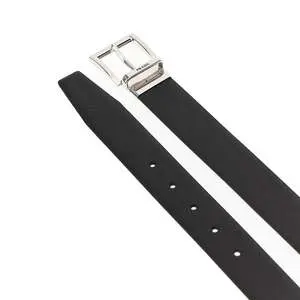 Prada Saffiano Leather Reversible Belt - Black