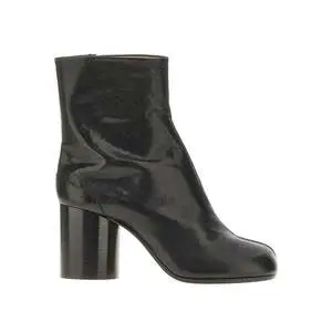 MAISON MARGIELA Nappa Leather Tabi Ankle Boots - Black