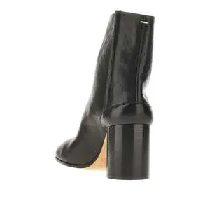 MAISON MARGIELA Nappa Leather Tabi Ankle Boots - Black