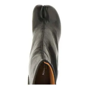MAISON MARGIELA Nappa Leather Tabi Ankle Boots - Black