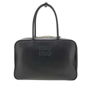 Miu Miu Beau Leather Bag - Black