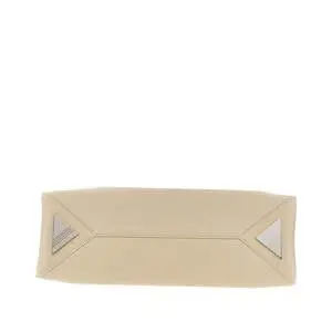 Attico La Passeggiata" Grained Leather Medium Bag - Grey