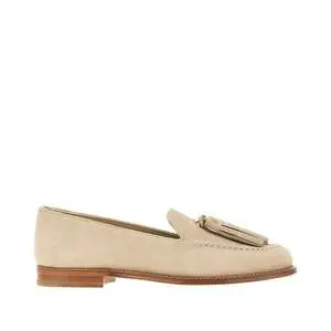 Church's Suede Leather Tassel Loafers - Beige