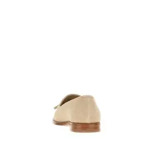 Church's Suede Leather Tassel Loafers - Beige