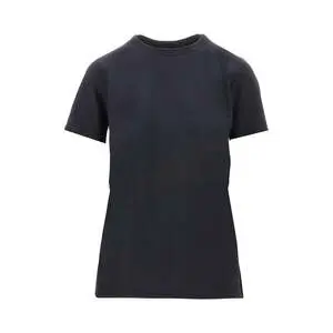 Emporio Armani Short Sleeve T-shirt With Logo Embroidery - Blue