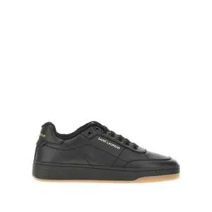 Saint Laurent Sl/61 Leather Sneakers - Black
