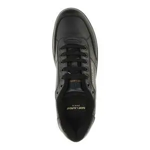 Saint Laurent Sl/61 Leather Sneakers - Black
